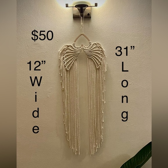 Art | Newly Made Macrame Angel Wings | Poshmark